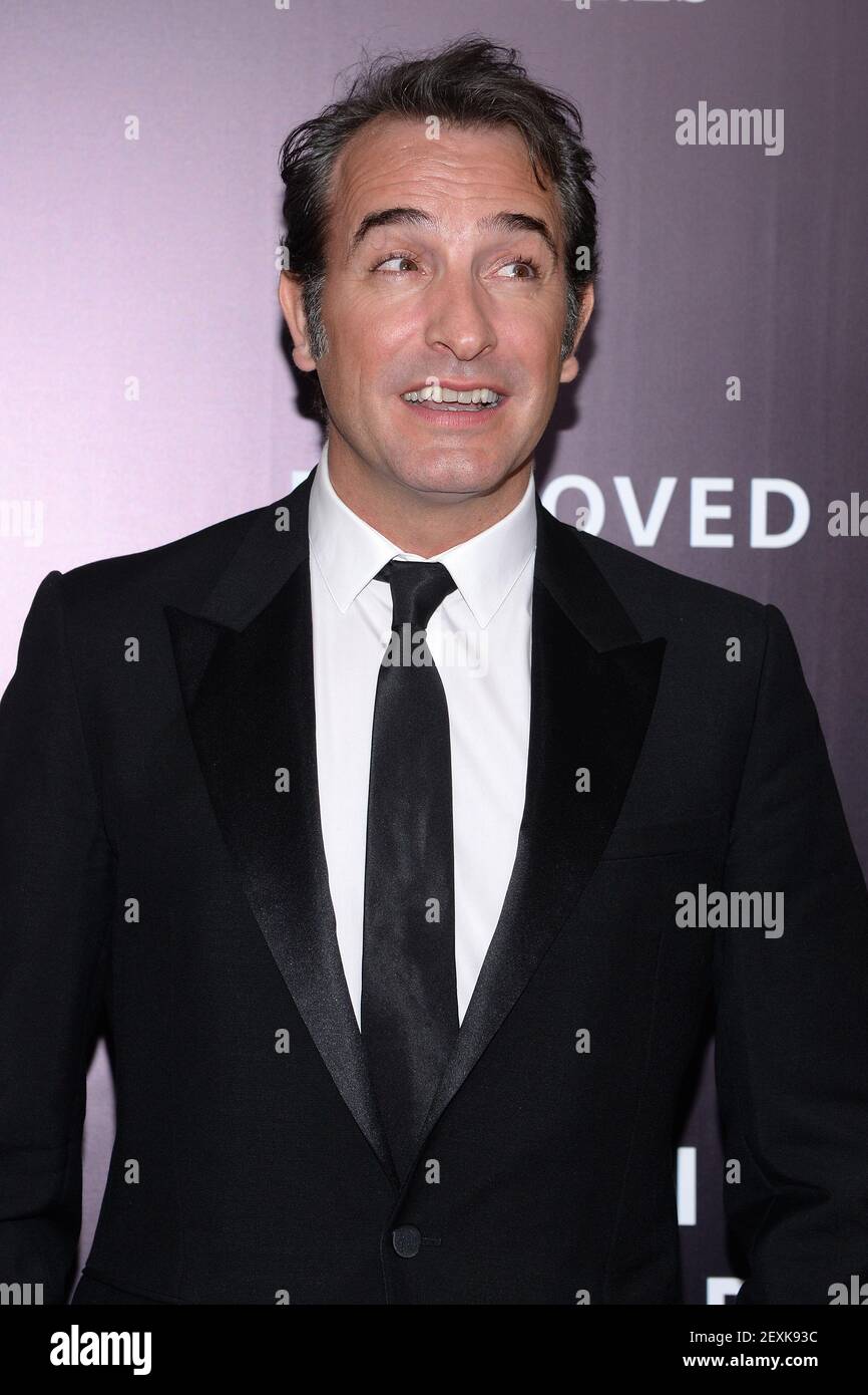 Actor Jean Dujardin attends the World Premiere of The Monuments Men at ...