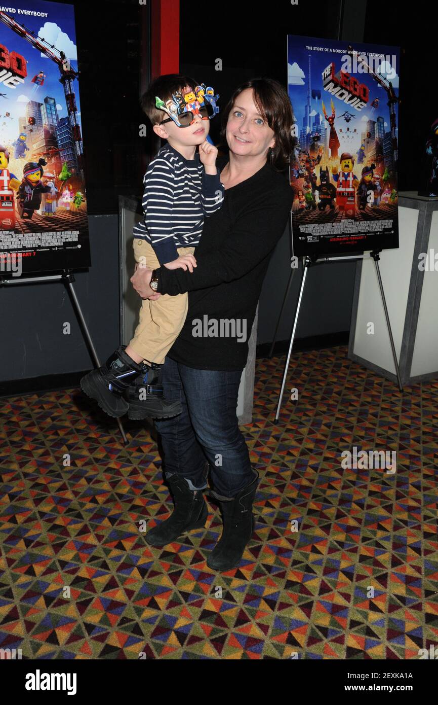 Rachel Dratch, Eli Benjamin Wahl attends The Lego Movie New York ...