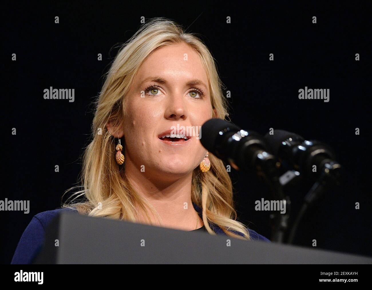 Pro surfer Bethany Hamilton-Dirks speaks during the National Prayer ...