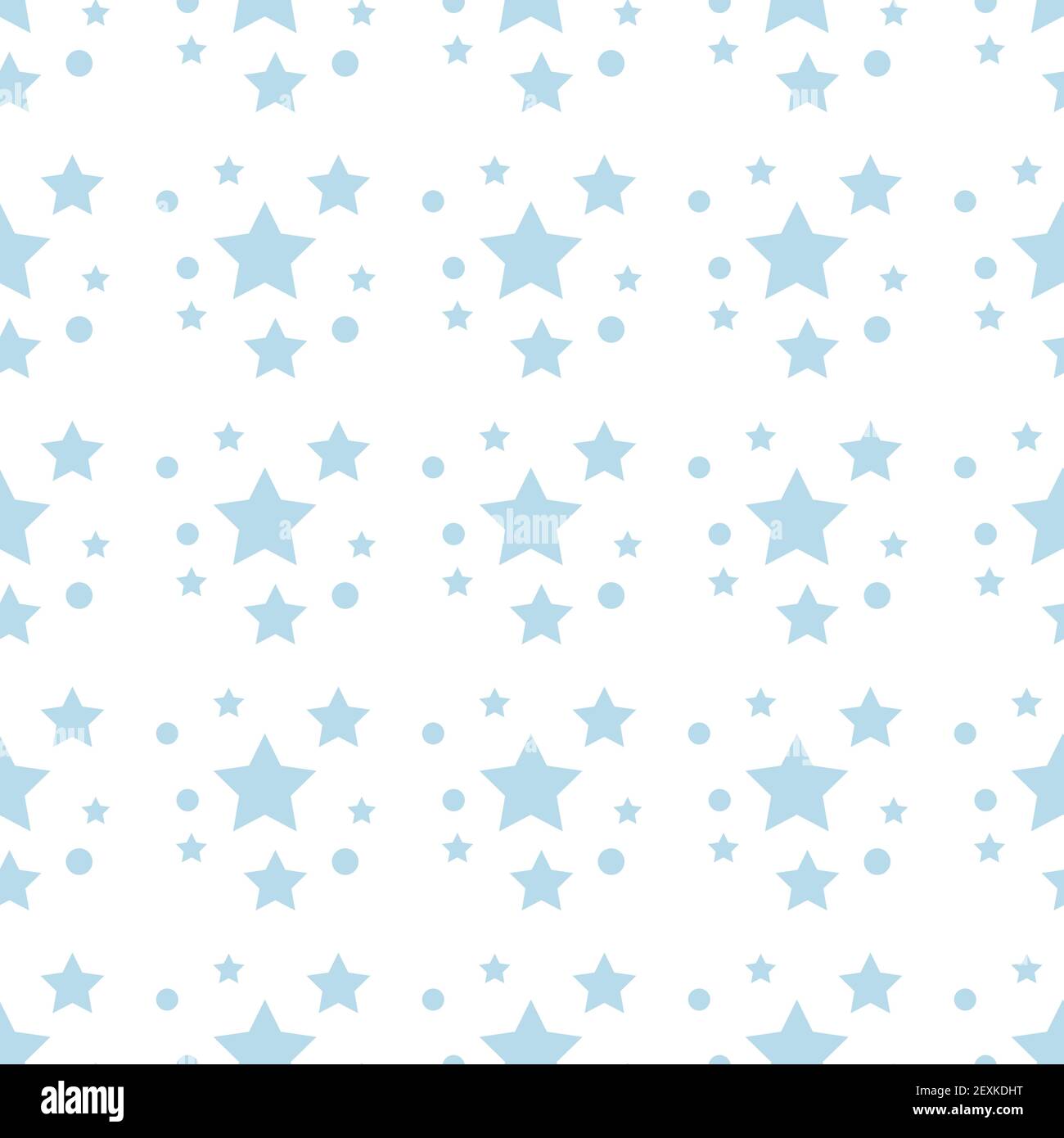 blue star seamless on white vector pattern background Stock Vector ...