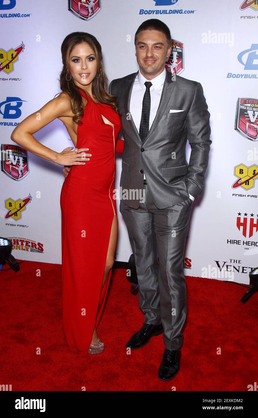 07 February 2014 - Las Vegas, NV - Brittney Palmer, Aaron Zalewski. 6th ...