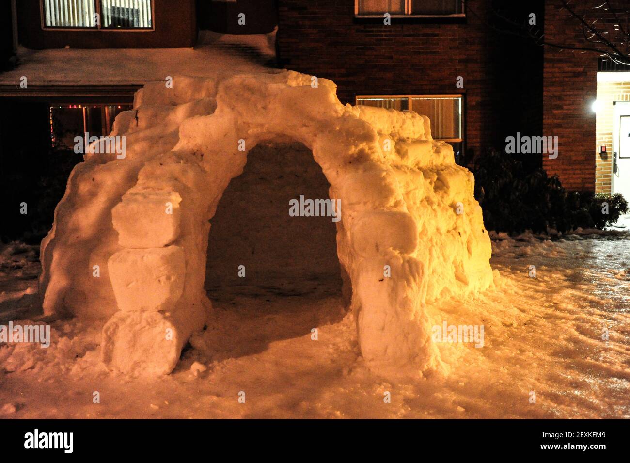 The National Weather Service issued an ice storm warning for the ...