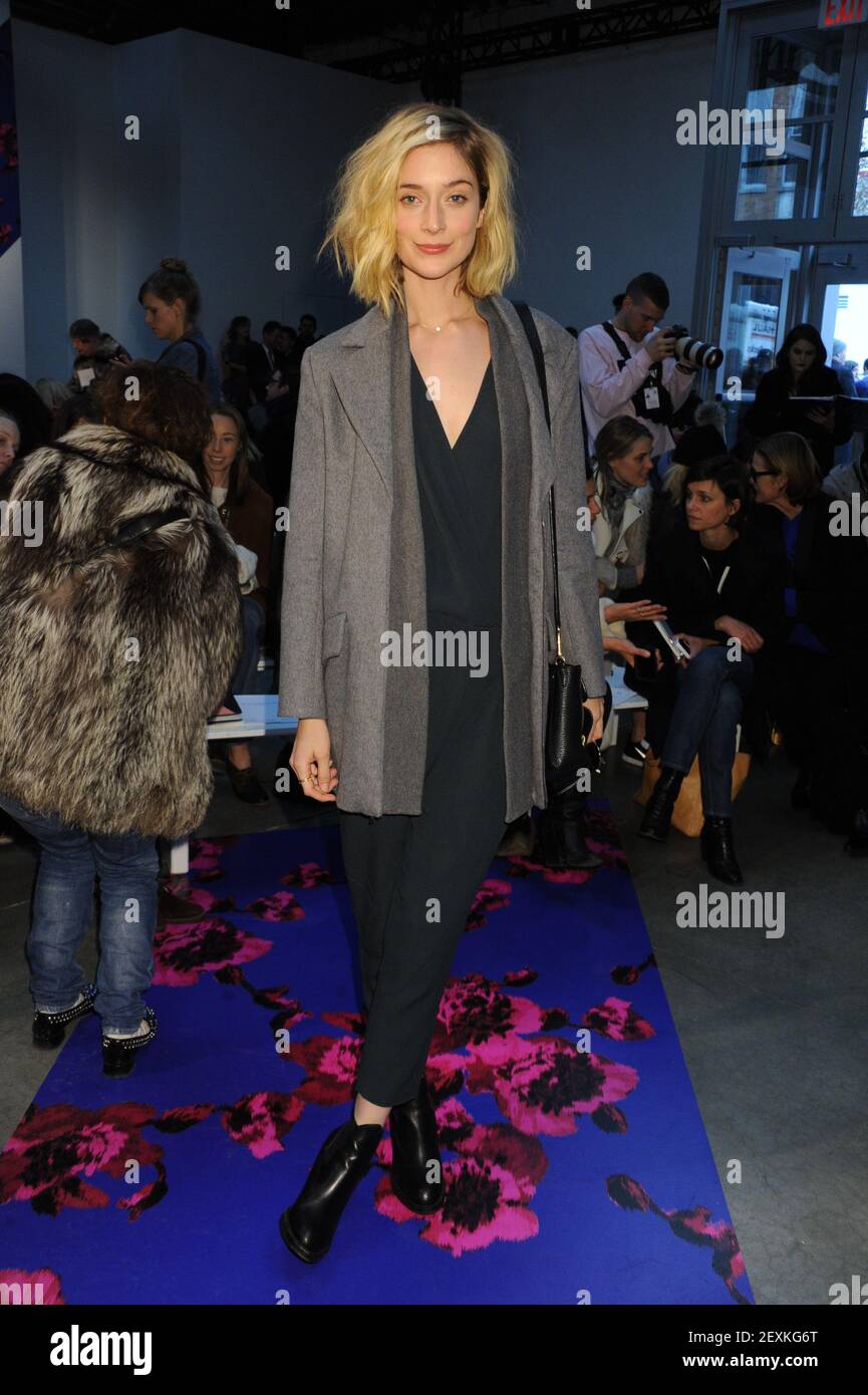 Caitlin Fitzgerald attends the Thakoon Fall 2014 Collection, held at ...