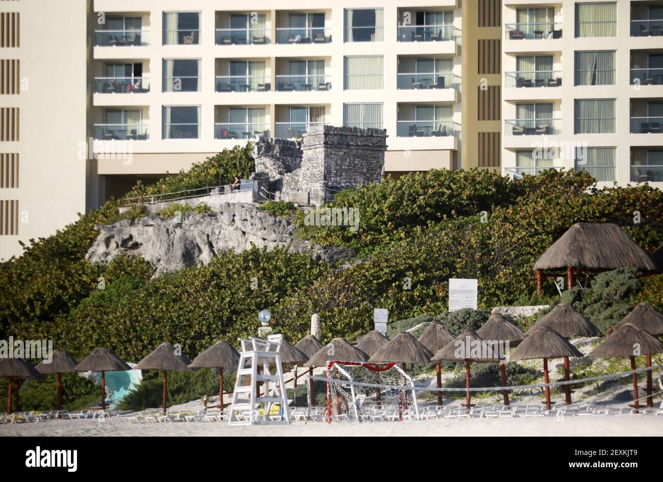 10 Feb 2014. Cancun, Mexico. The ancient Templo del Alacran, Scorpion's ...