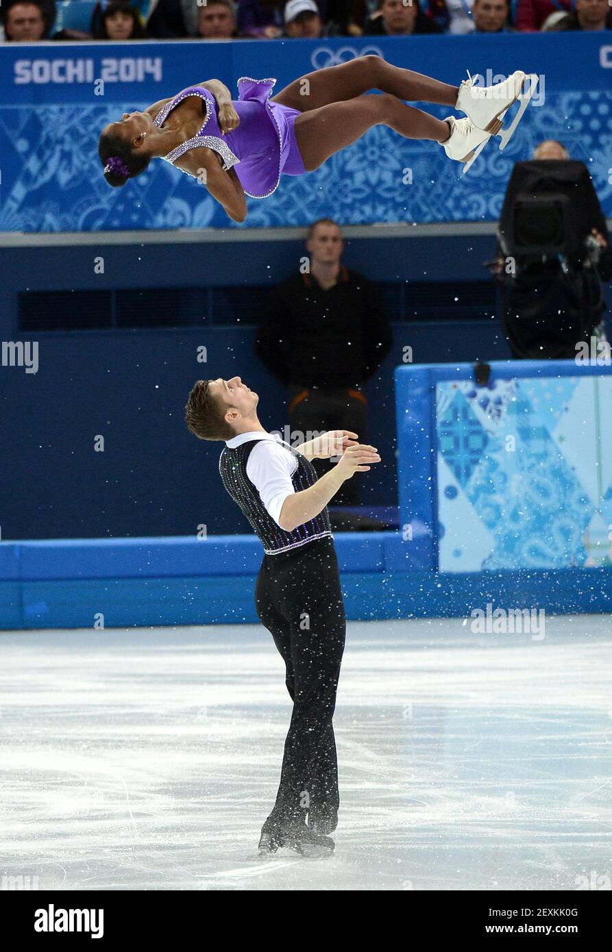 Vanessa James and Morgan Cipres of France perform their figure skating ...