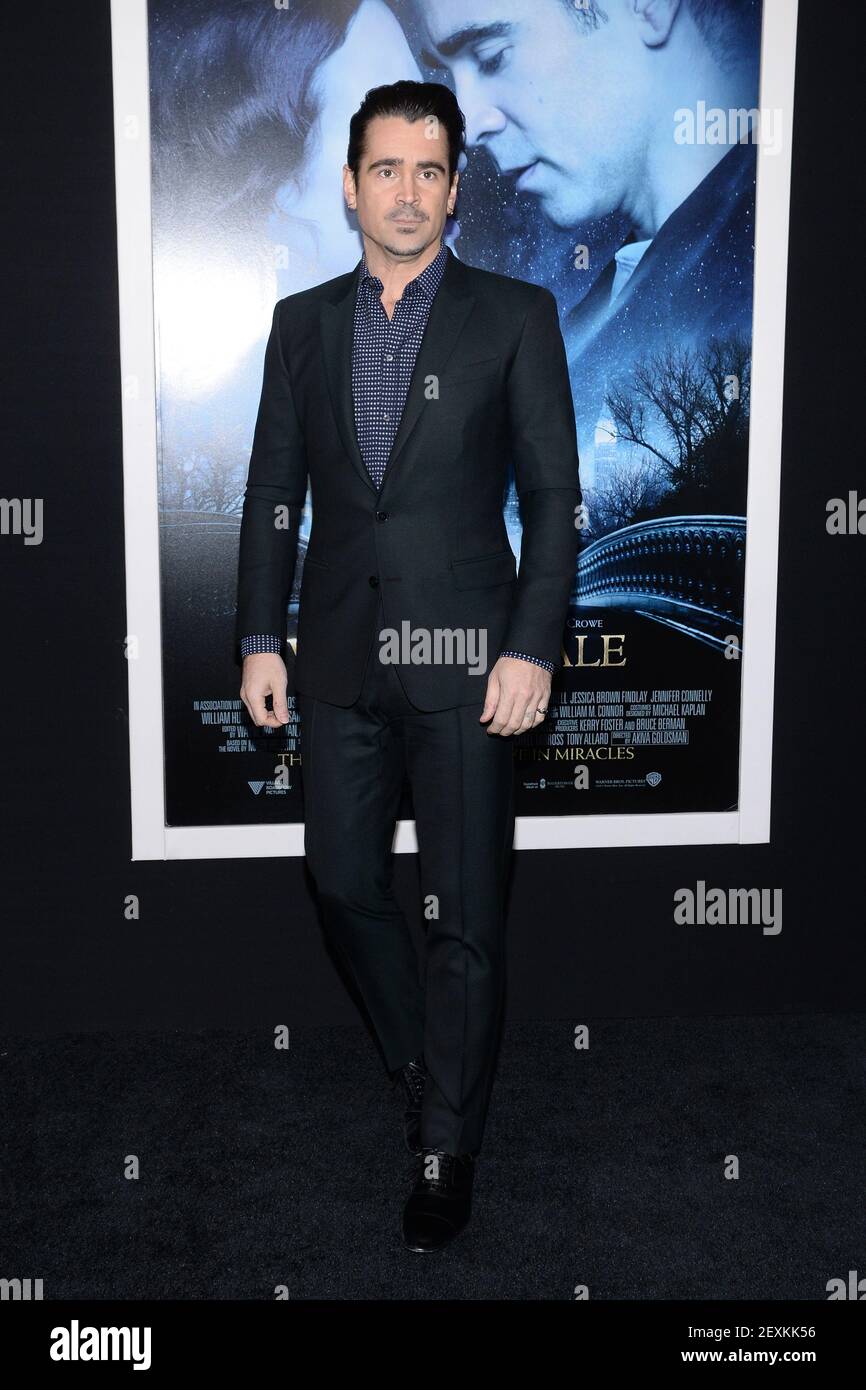 Actor Colin Farrell attends 'Winter's Tale' world premiere at the ...