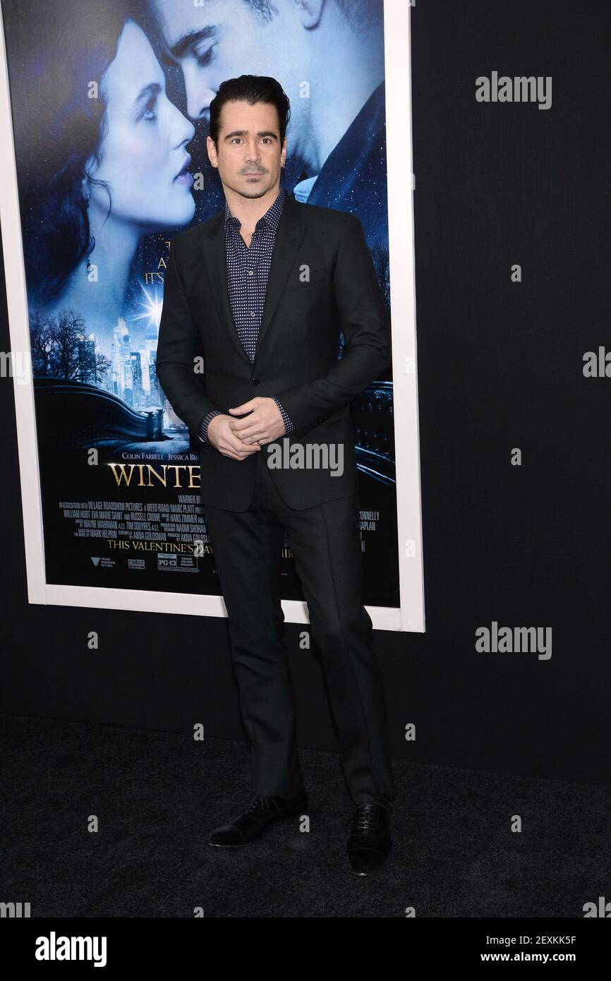 Actor Colin Farrell attends 'Winter's Tale' world premiere at the ...