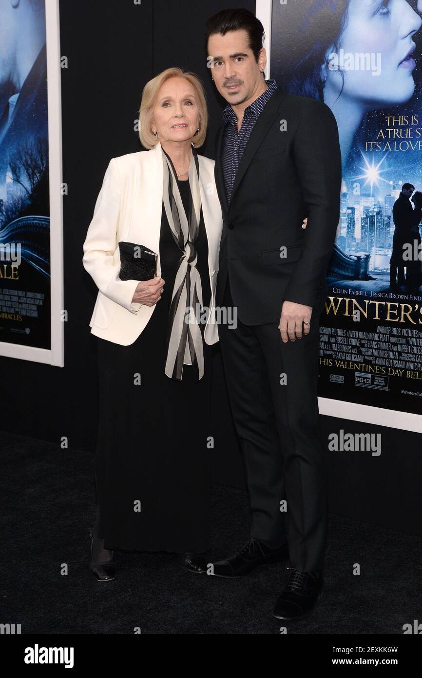 (L-R) Eva Marie Saint and Colin Farrell attend 'Winter's Tale' world ...