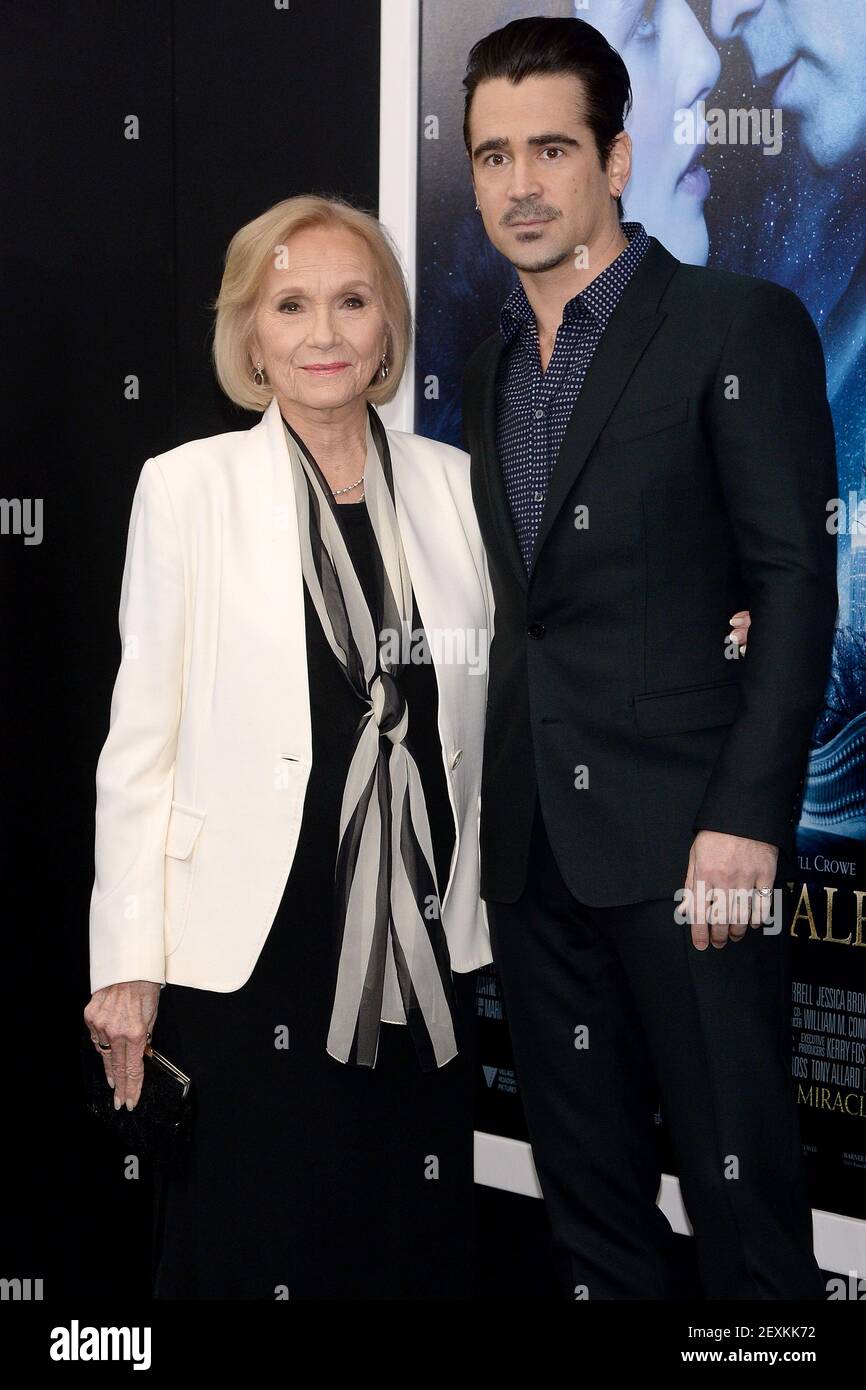 (L-R) Eva Marie Saint and Colin Farrell attend 'Winter's Tale' world ...