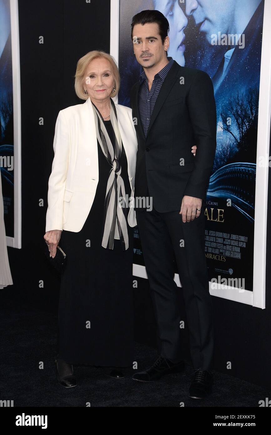 (L-R) Eva Marie Saint and Colin Farrell attend 'Winter's Tale' world ...