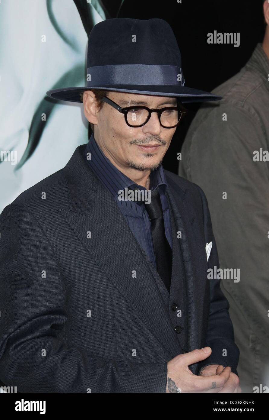 12 February 2014 - Hollywood, California - Johnny Depp. "3 Days To Kill" Los Angeles Premiere ...