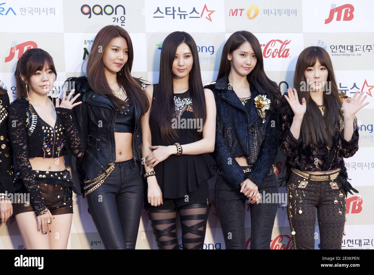 12 February 2014 - Seoul, South Korea : South Korean K-Pop girl group ...