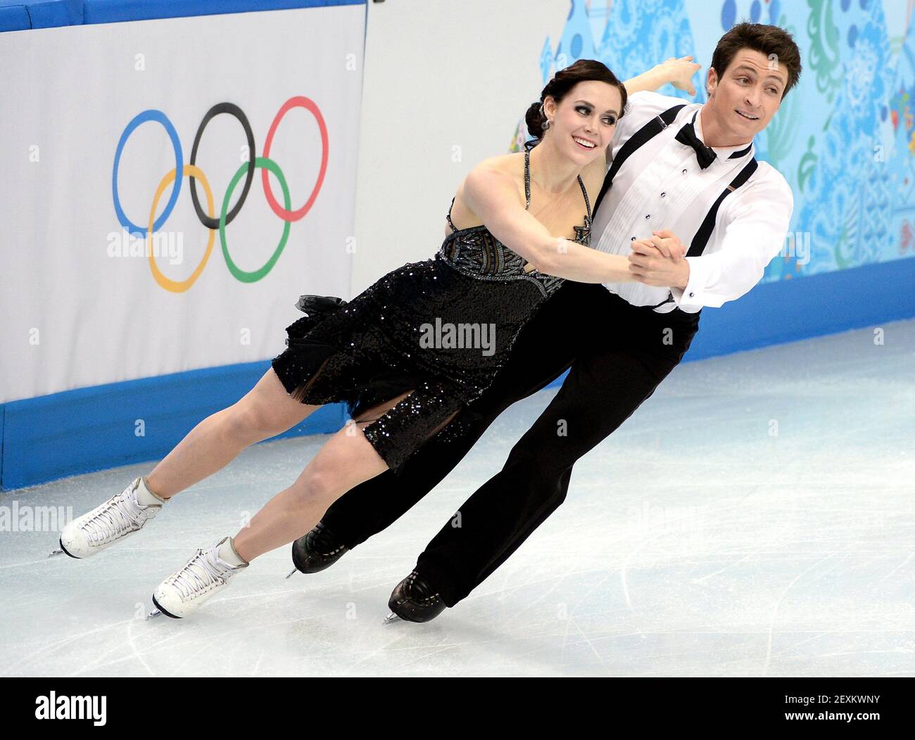 Canada's Tessa Virtue and Scott Moir perform their ice dancing short ...