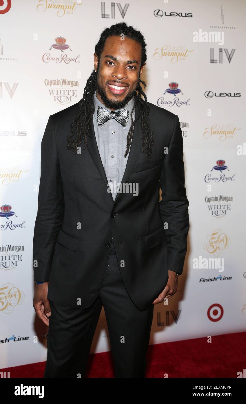Richard Sherman attends Club SI Swimsuit at LIV Nightclub hosted by ...