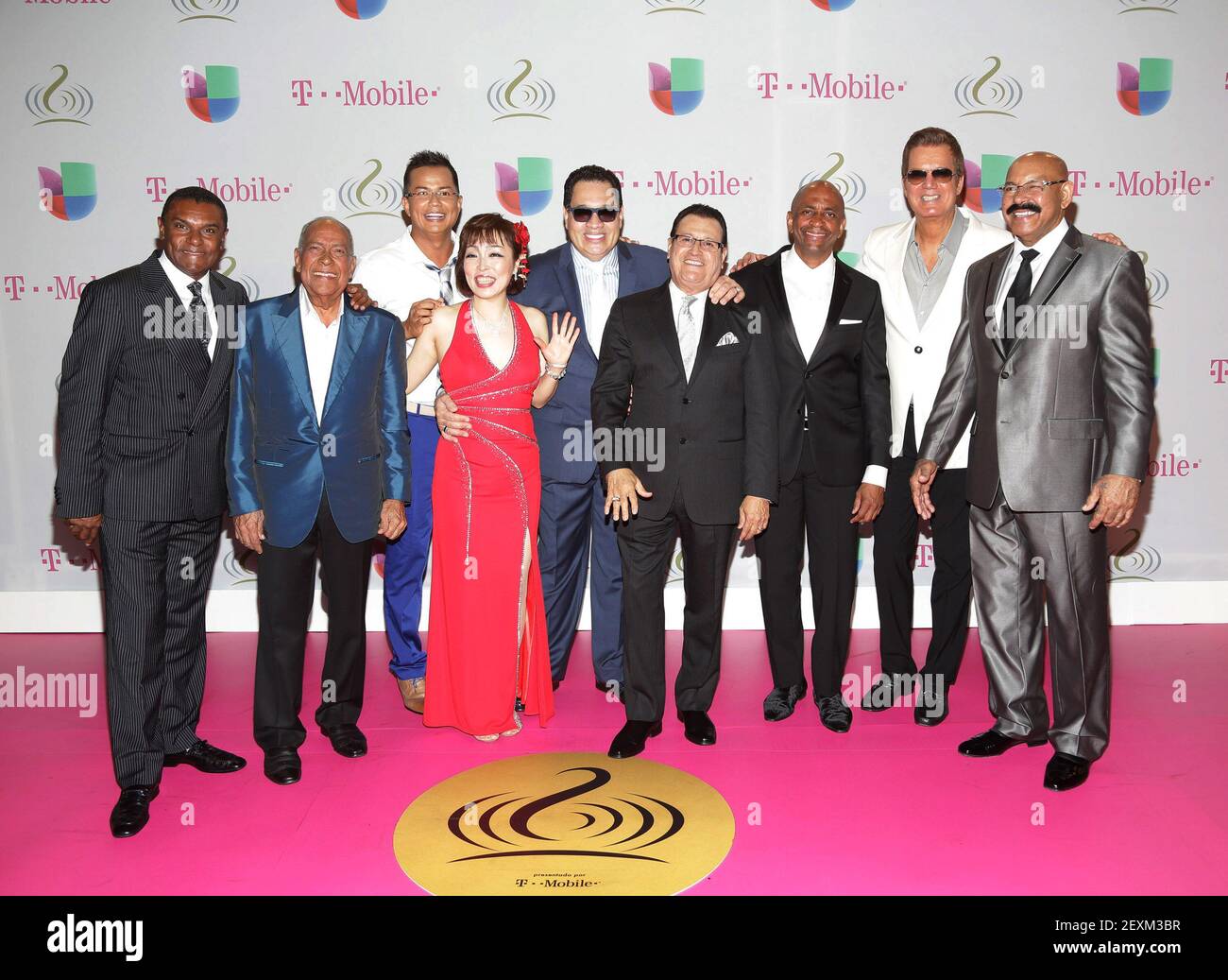Salsa Giants attends the Premio Lo Nuestro a la Musica Latina 2014 held ...