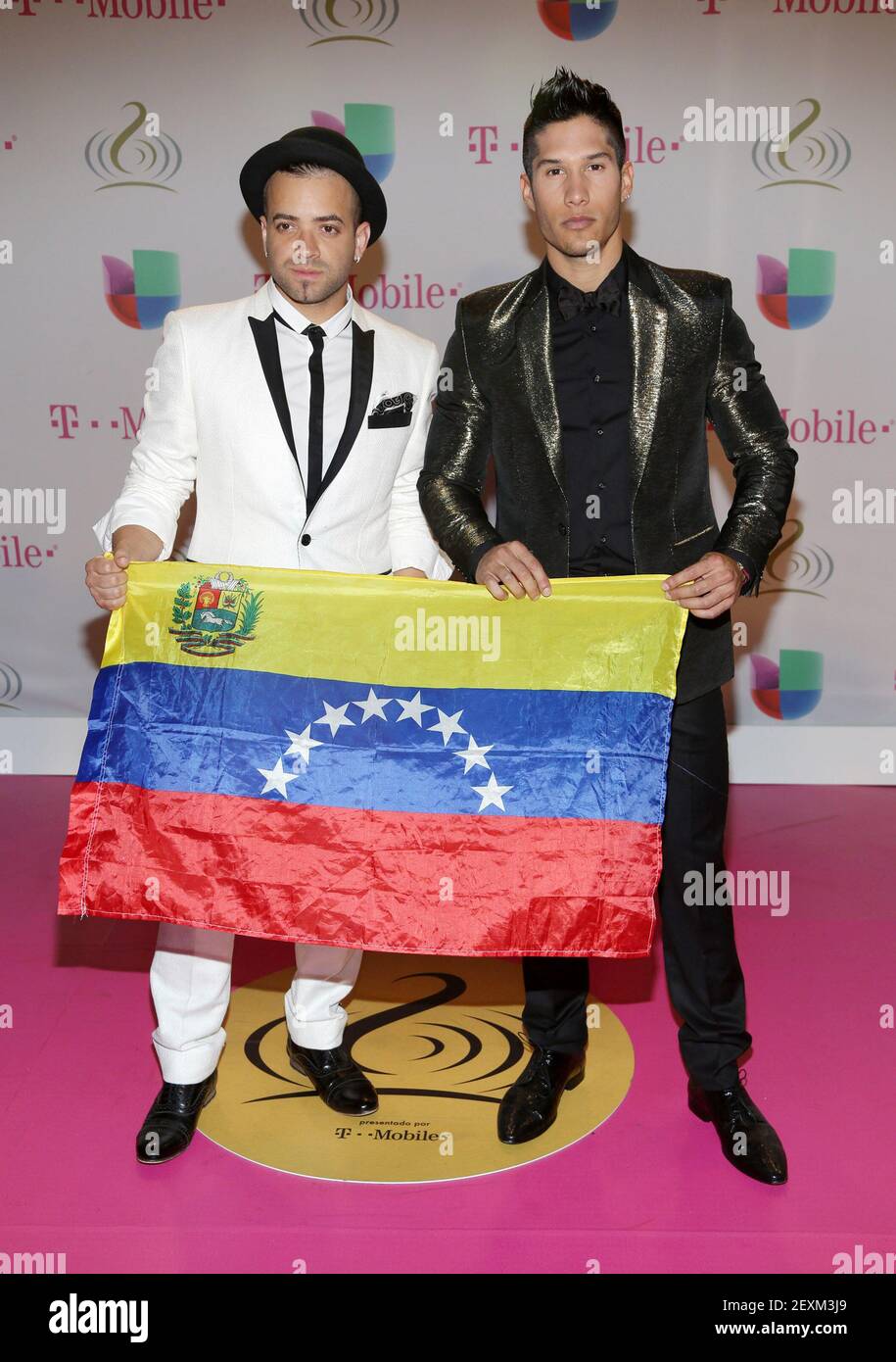 Chino and Nacho attends the Premio Lo Nuestro a la Musica Latina 2014 ...