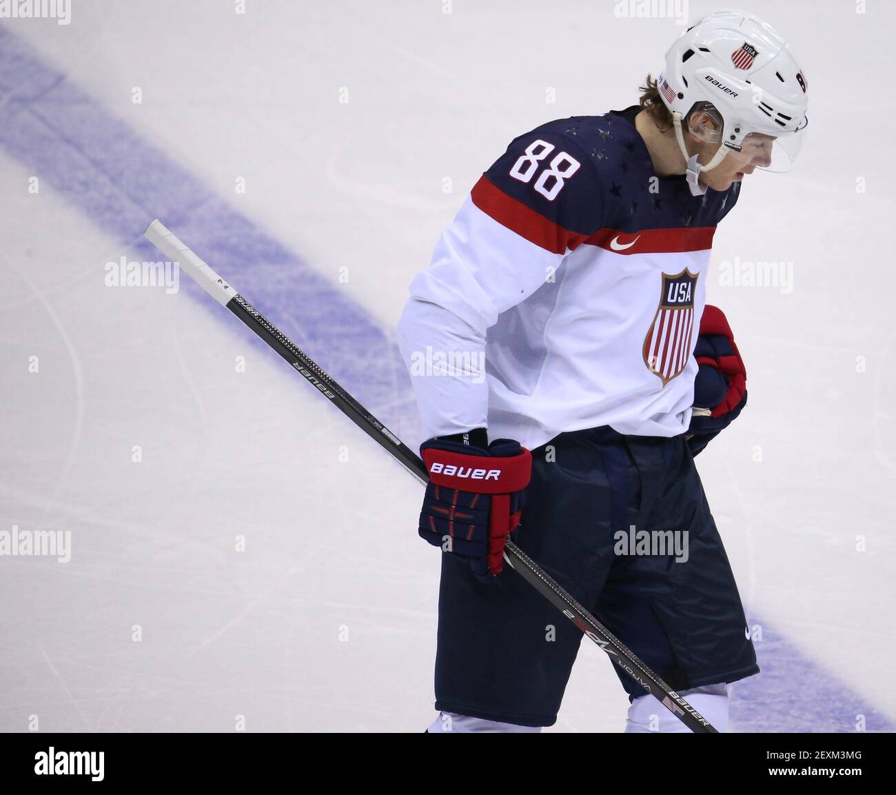 USA forward Patrick Kane (88) in the second period of a men's hockey ...