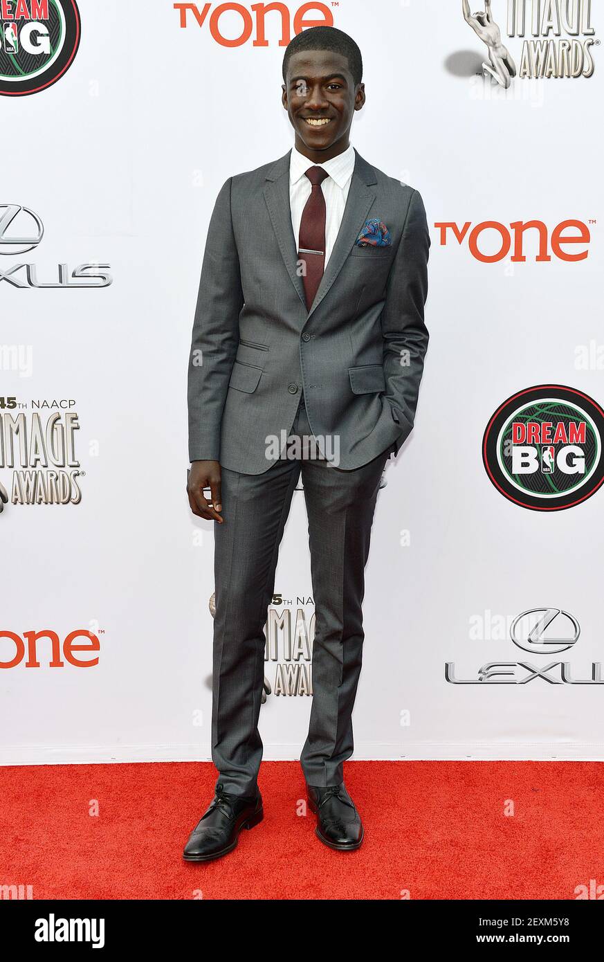 22 February 2014 - Pasadena, California - Kwesi Boakye. 45th NAACP ...