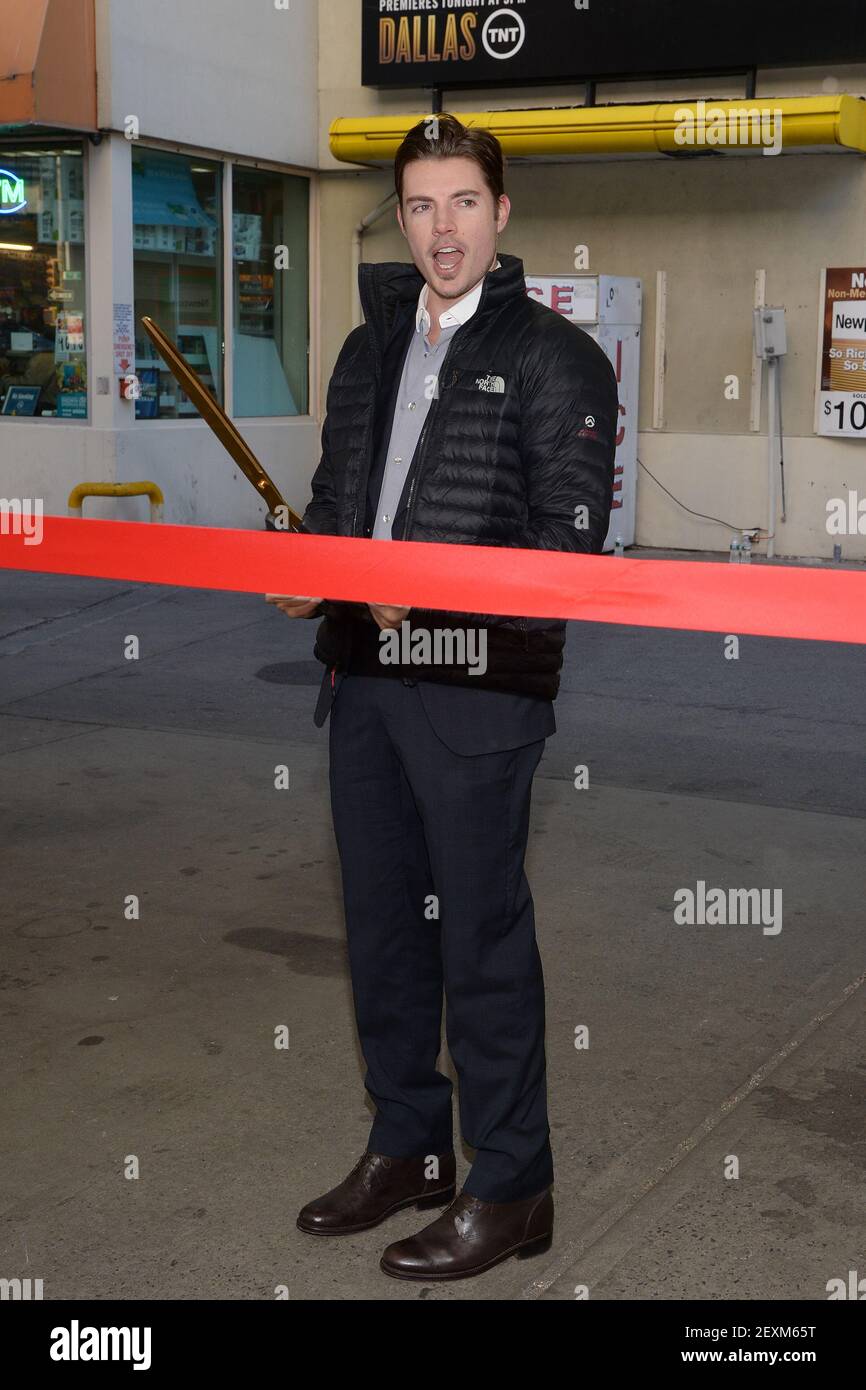 Actor Josh Henderson attends the launch of TNTÂ’'s Dallas Ewing ...