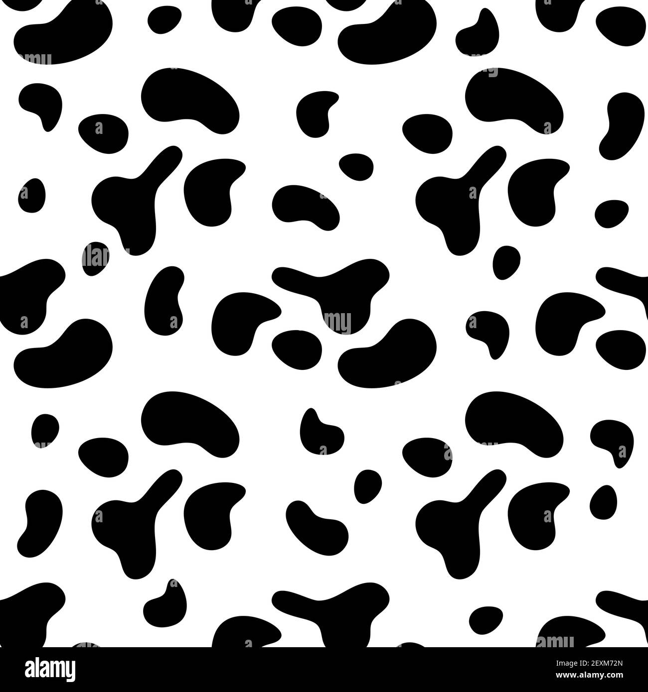 Irregular Blob Seamless Pattern Of Abstract Organic Shapes Abstract Irregular Random Blobs