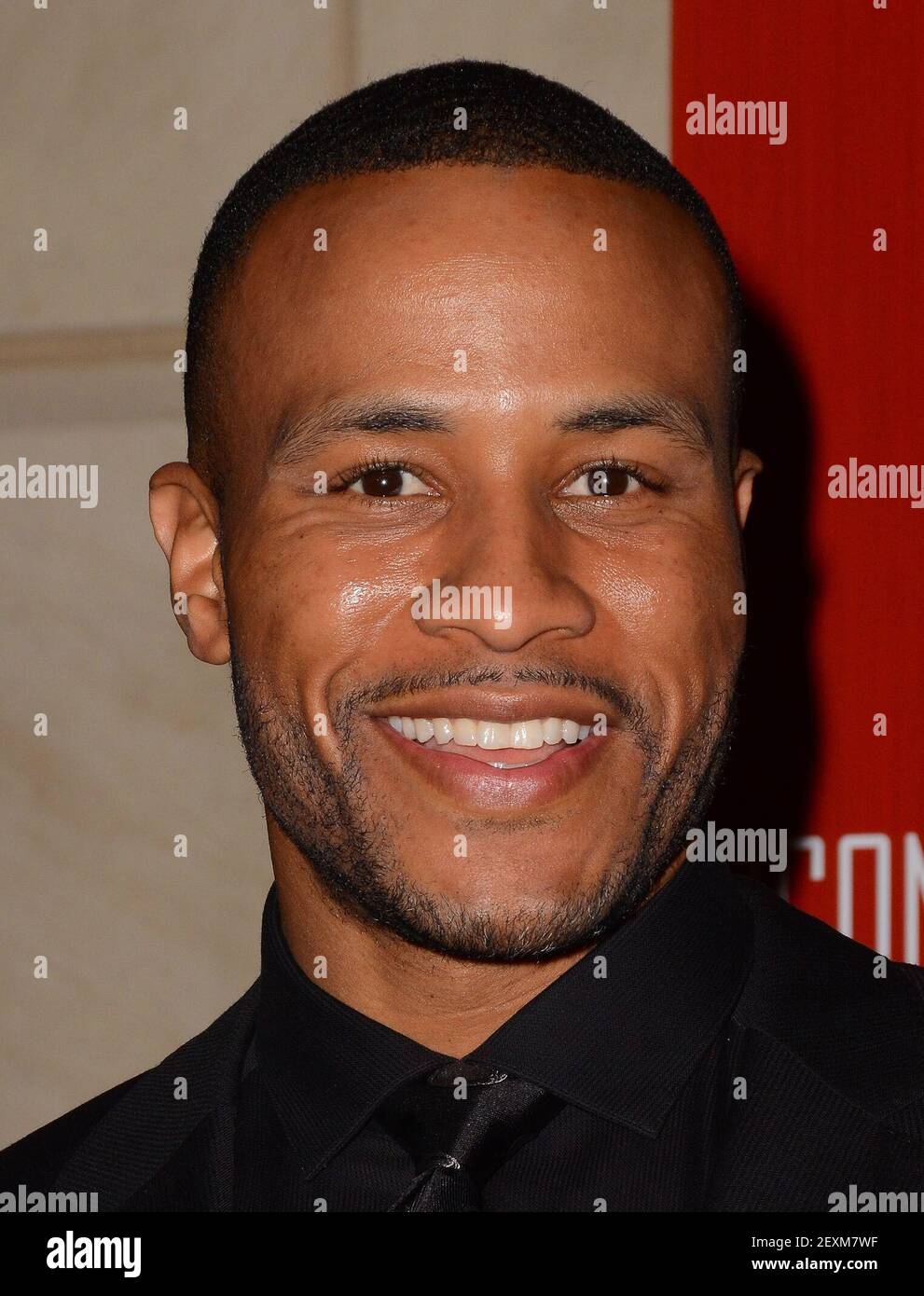 25 February 2014 - Beverly Hills, California - Devon Franklin. Arrivals ...