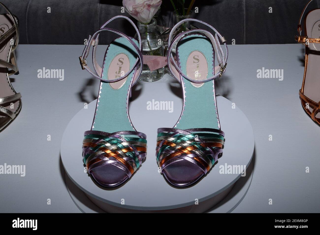 Shoes from the SJP Collection on display at the Pop Up Shop in ...