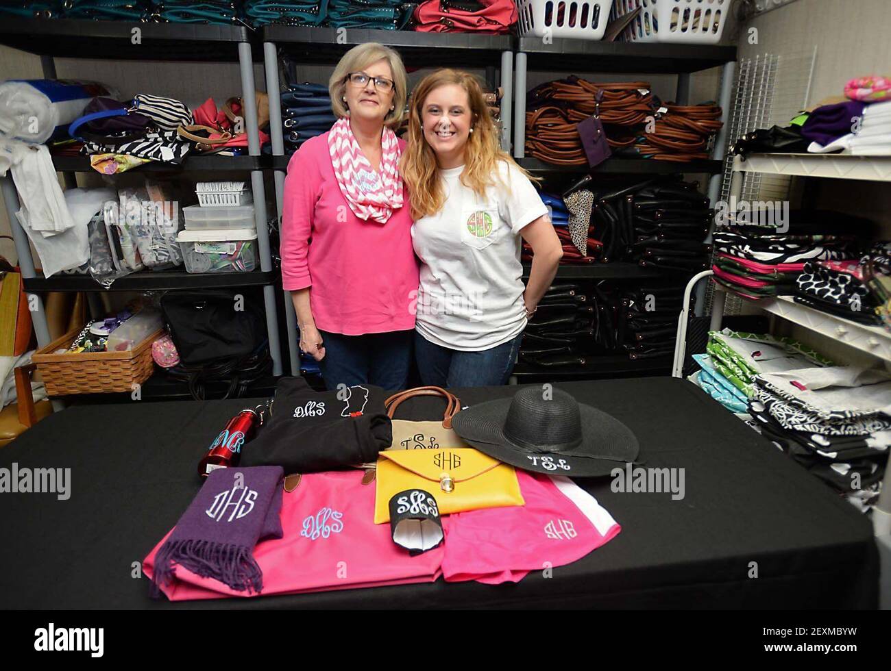 Deborah Harley and her daughter Sarah-Grace run an online-only monogram ...