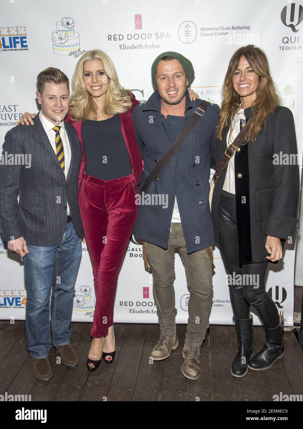 (L-R) Aviva Drescher, Kelly Bensimon attends the "Leggy Blonde" Book ...