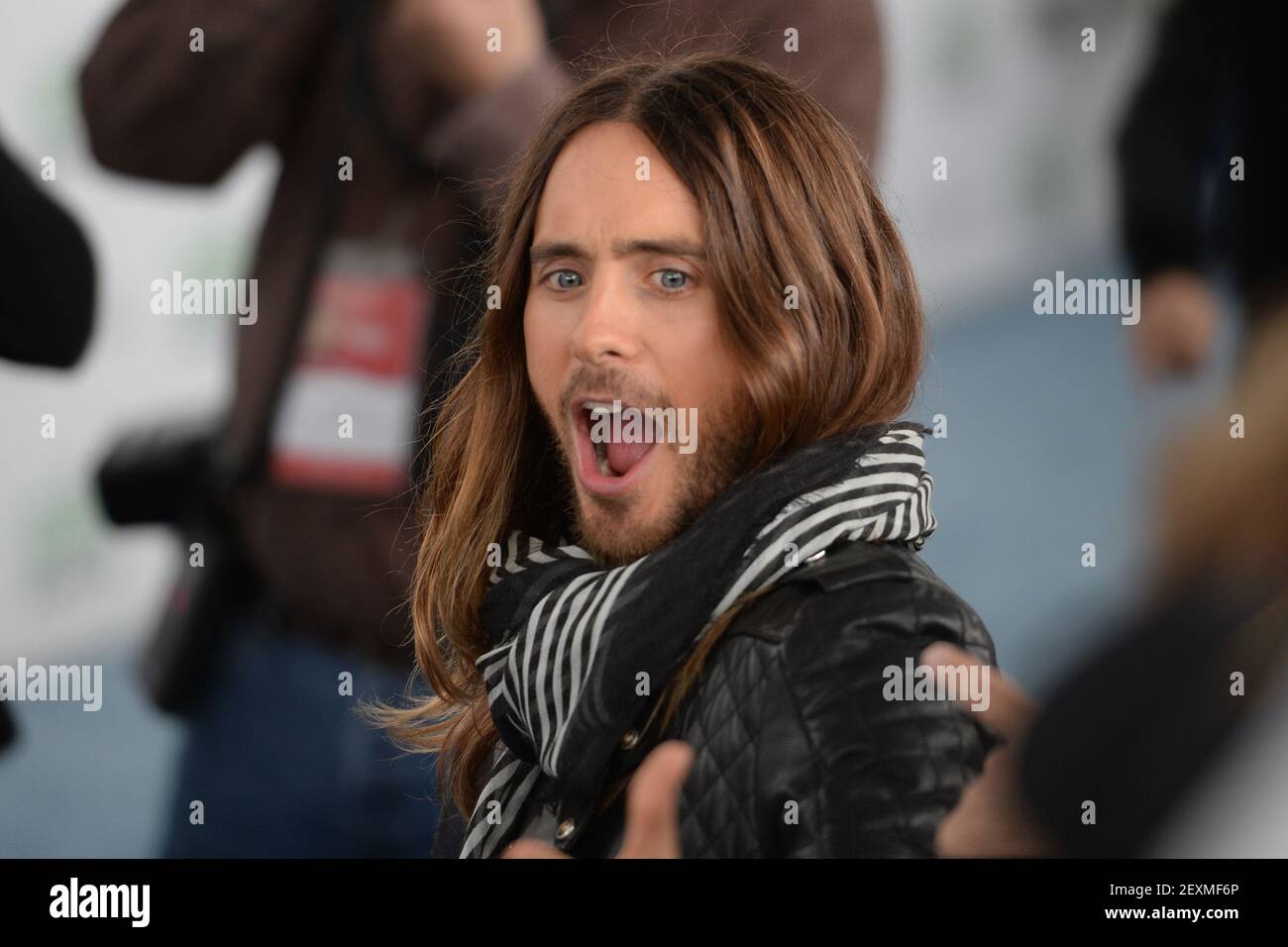 Actor Jared Leto arrives at the 2014 Film Independent Spirit Awards at ...