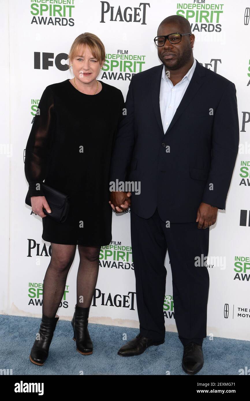 Director Steve McQueen arrives at the 2014 Film Independent Spirit ...