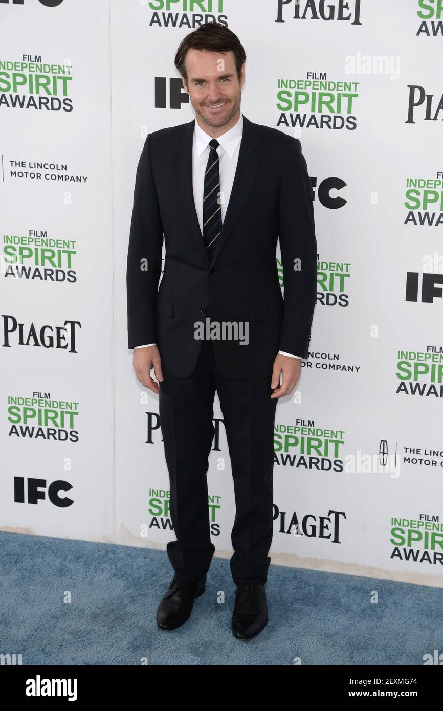 Actor Will Forte arrives at the 2014 Film Independent Spirit Awards at ...