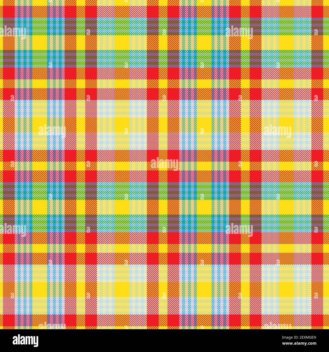 Rainbow Plaid, checkered, tartan seamless pattern suitable for fashion ...
