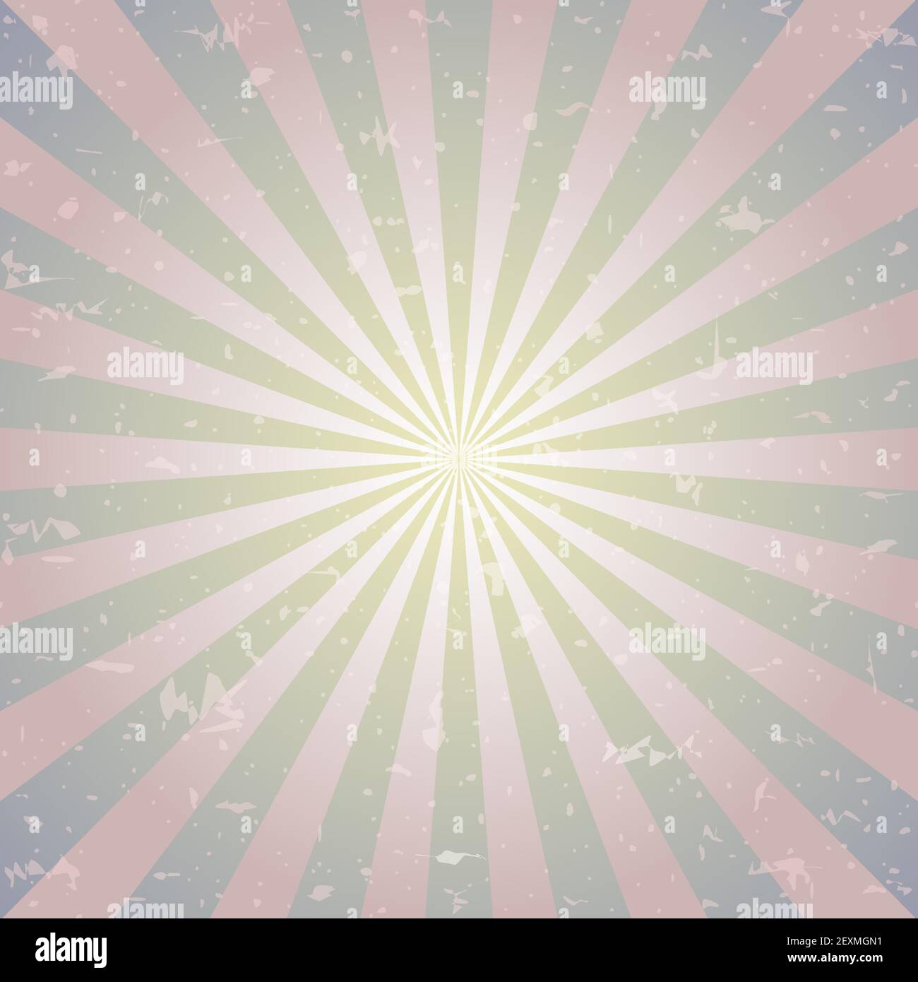 Retro faded grunge background. grey color burst background. Vector ...