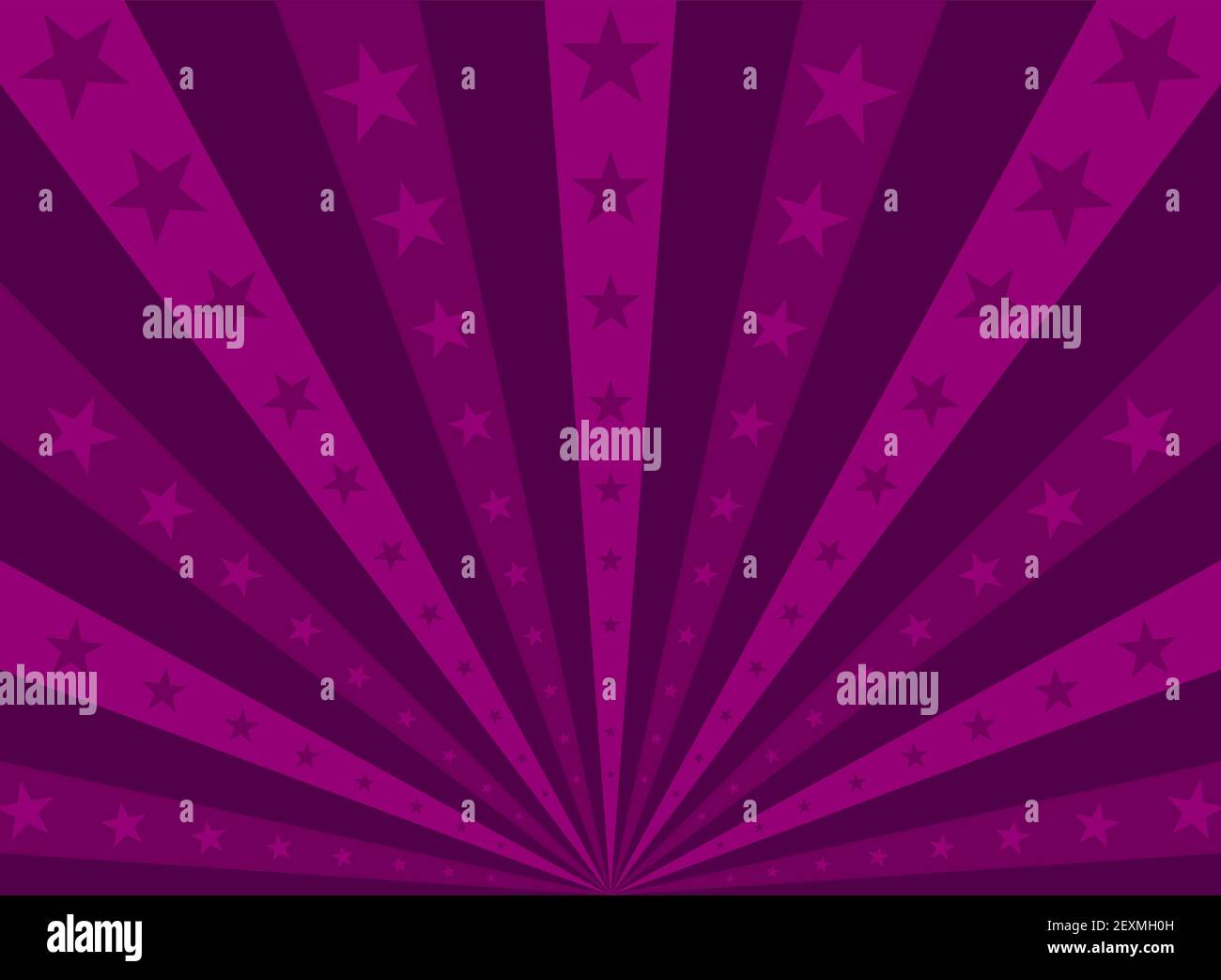 Sunlight horizontal background. purple and violet color burst ...