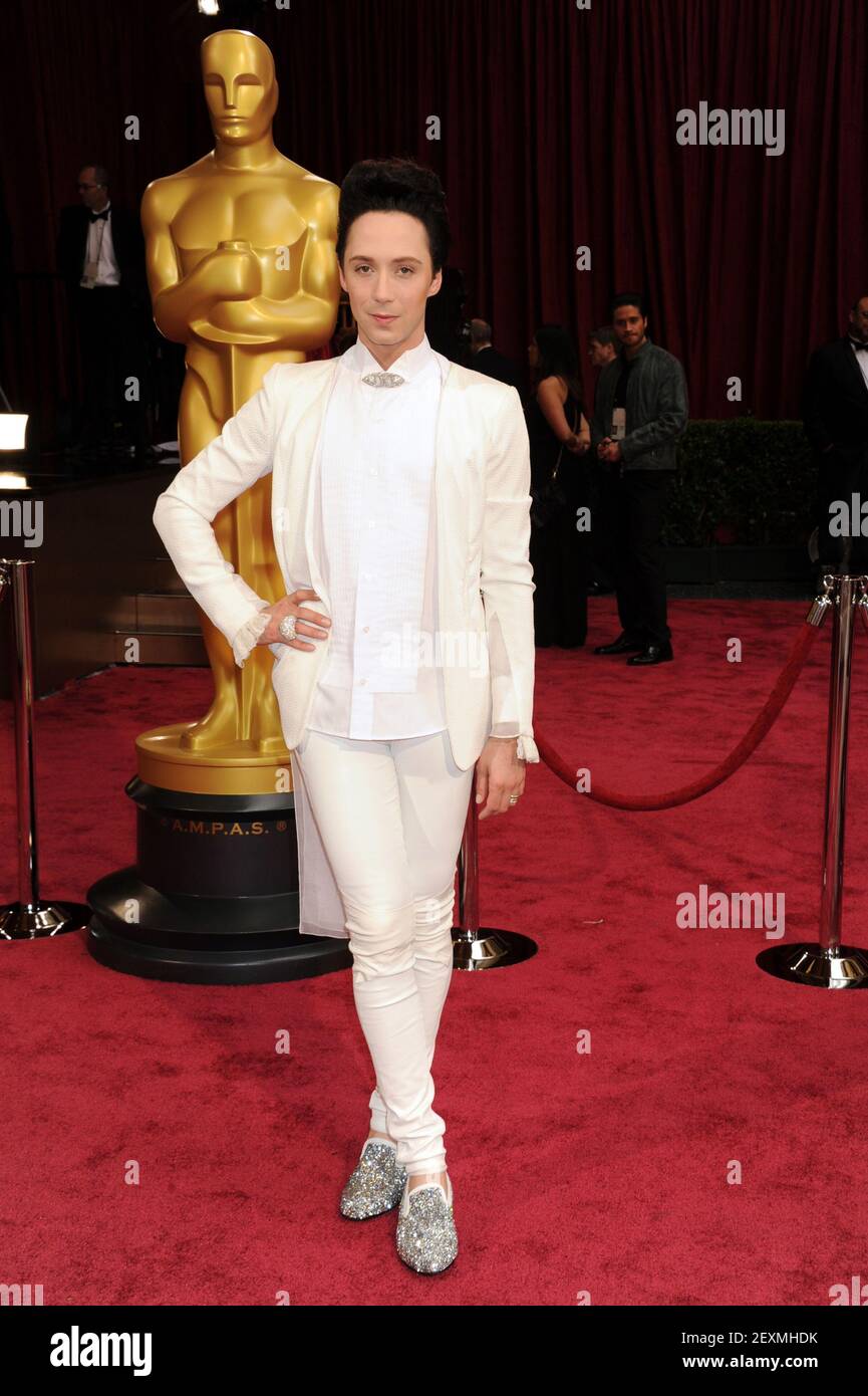 Johnny Weir arrives at the 86th Annual Academy Awards at the Dolby ...