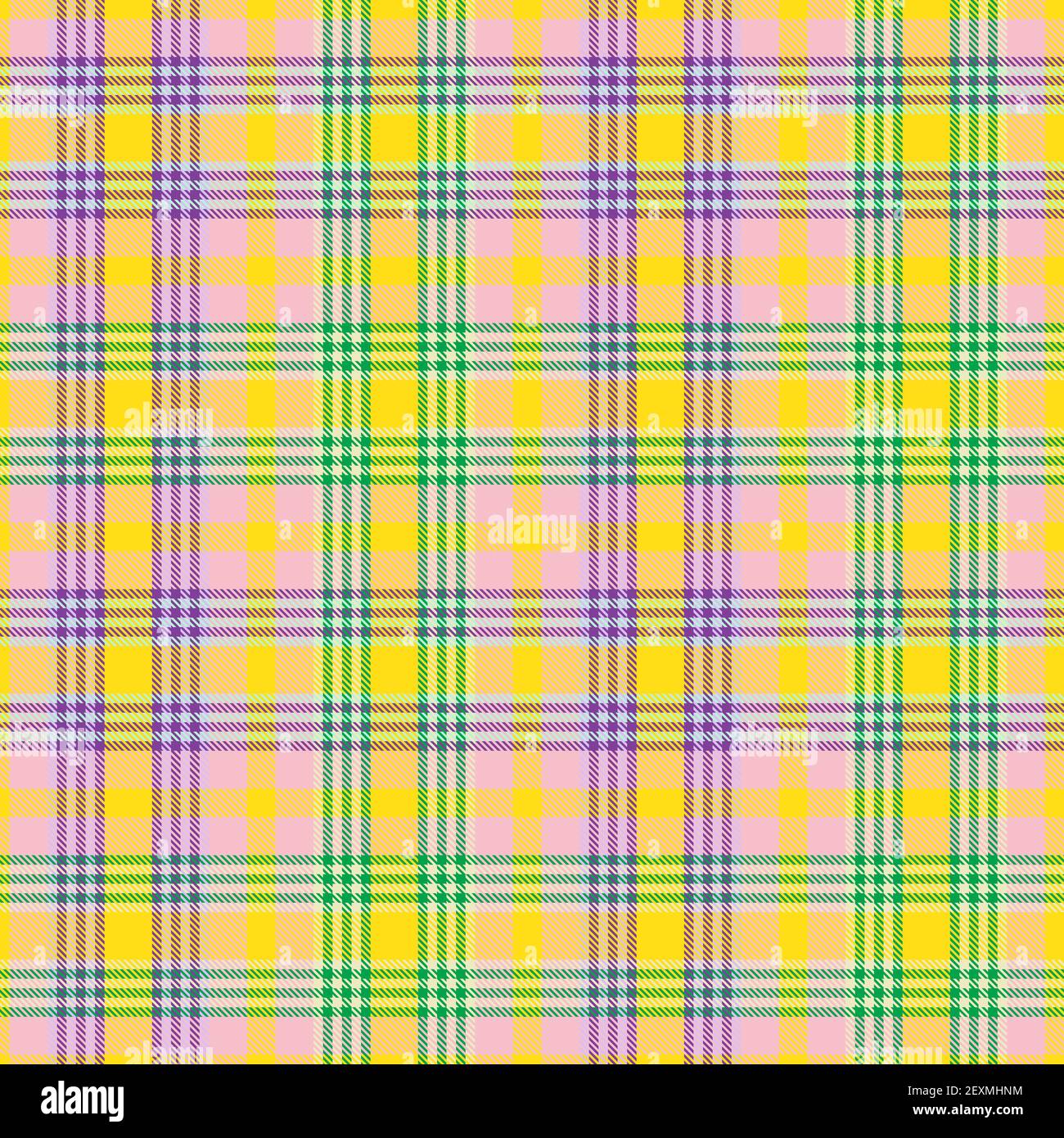 Rainbow Plaid, checkered, tartan seamless pattern suitable for fashion ...