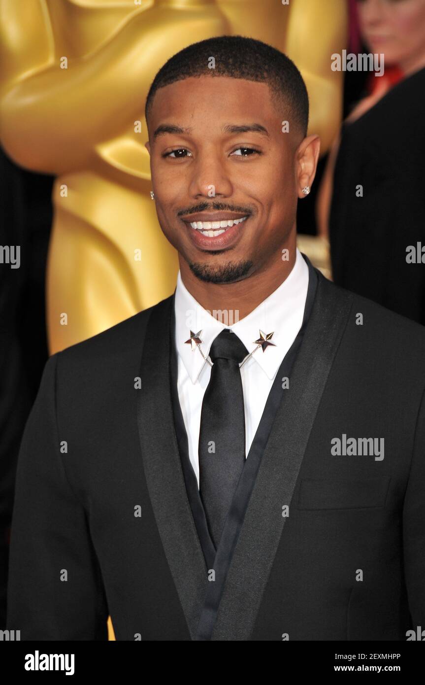 Actor Michael B. Jordan arrives at the 86th Annual Academy Awards at ...