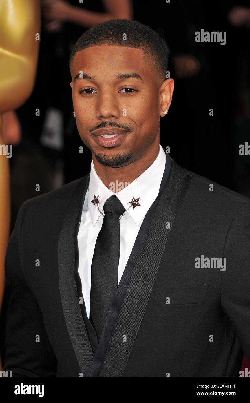 Actor Michael B. Jordan arrives at the 86th Annual Academy Awards at ...