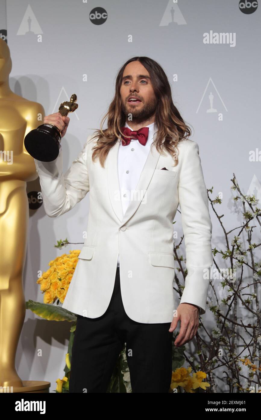 Jared Leto wins best supporting actor Oscar at the 86th Academy Awards ...