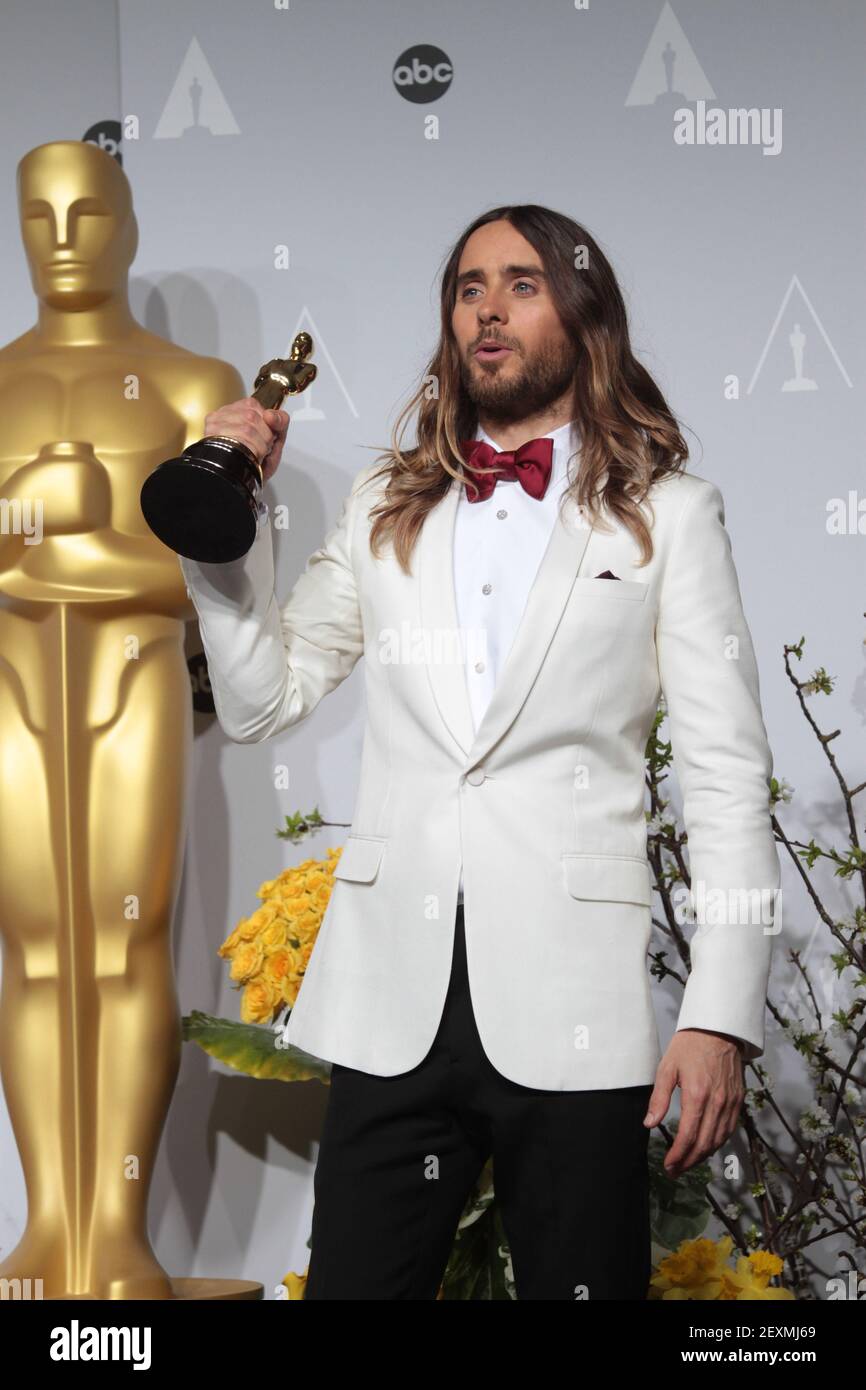 Jared Leto wins best supporting actor Oscar at the 86th Academy Awards ...