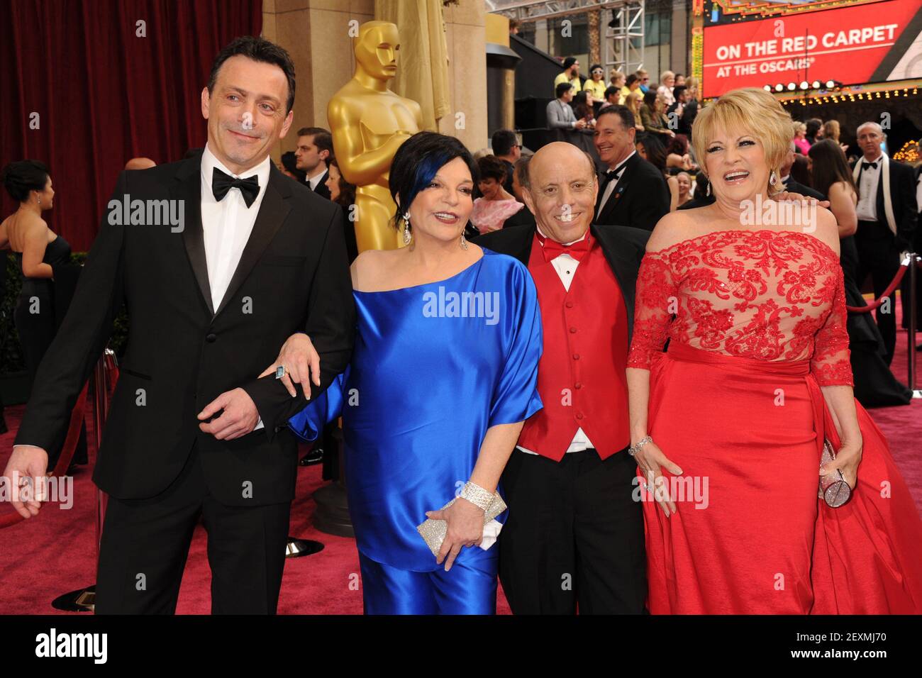 Liza Minnelli and David Gest arrive at the 86th Annual Academy Awards ...