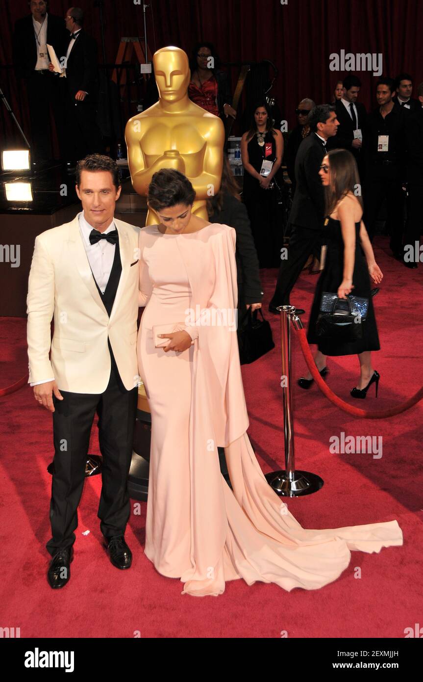 Actor Matthew McConaughey and his wife Camila Alves at the 86th Annual ...
