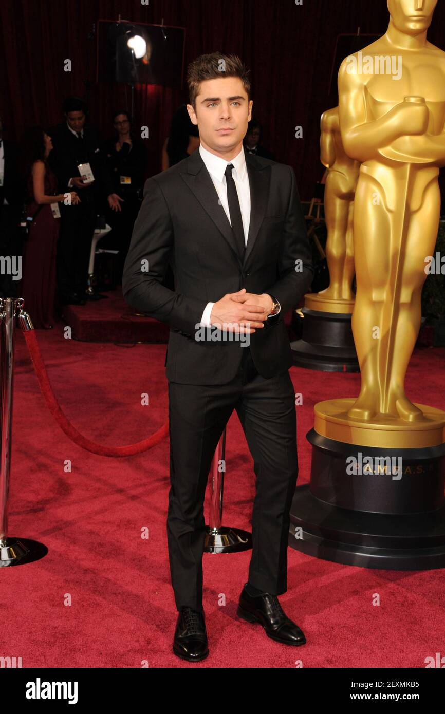 Zac Efron arrives at the 86th Annual Academy Awards at the Dolby ...