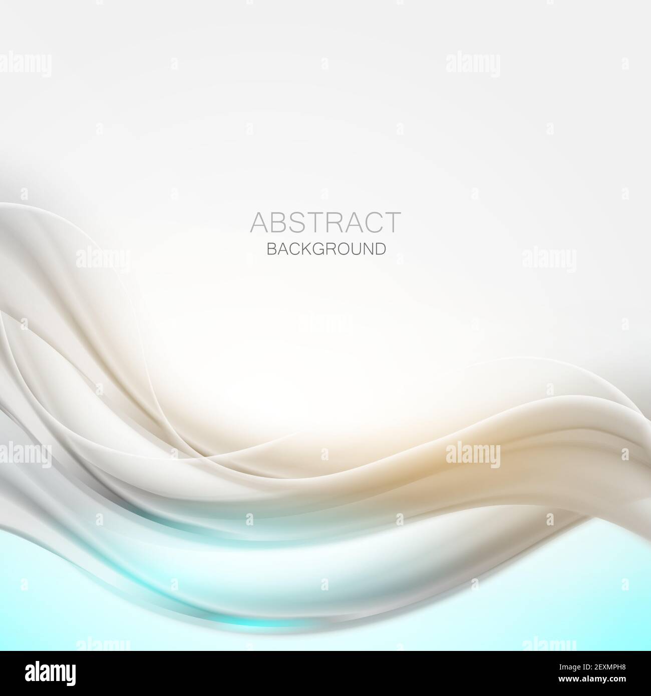 Abstract colored wavy background.Waves flow.Template for brochure ...