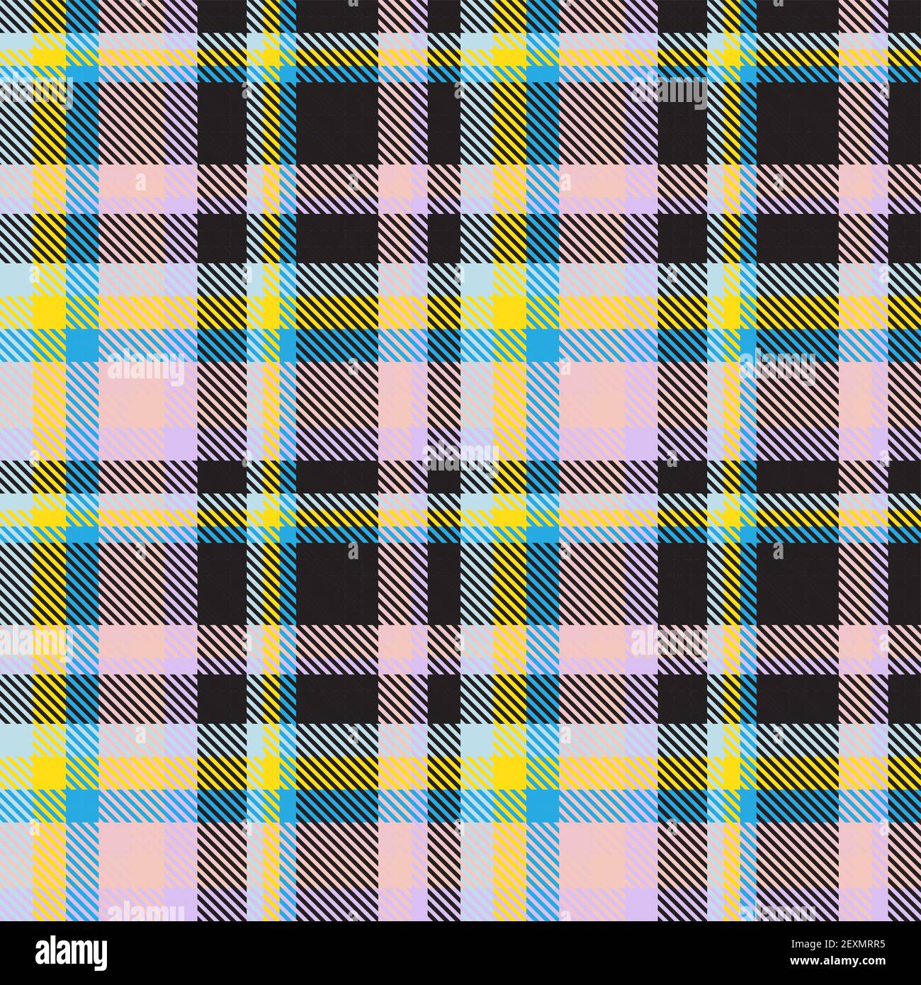 Rainbow Plaid, checkered, tartan seamless pattern suitable for fashion ...