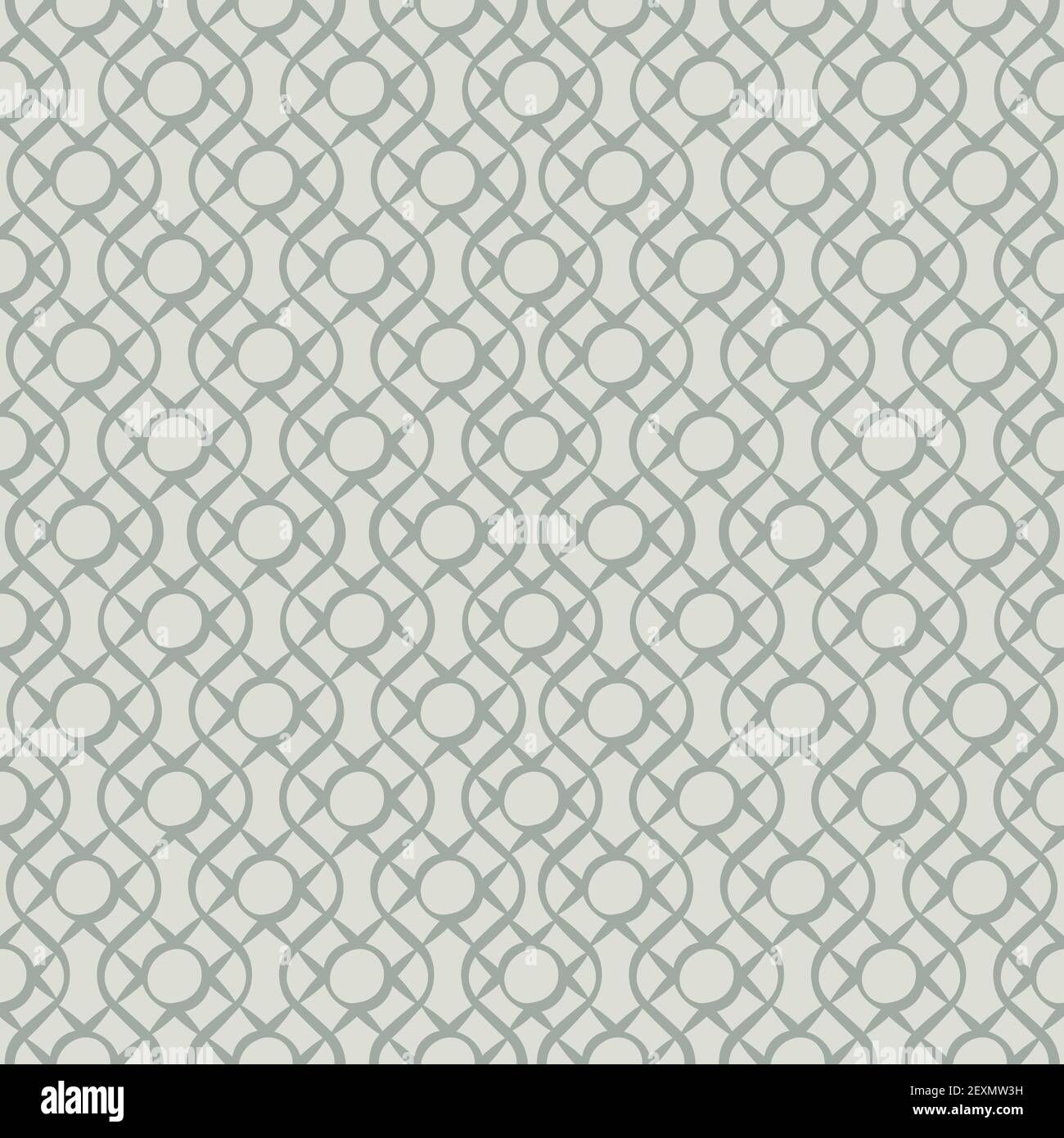 A seamless retro pattern with dots intertwined with lines Stock Vector ...