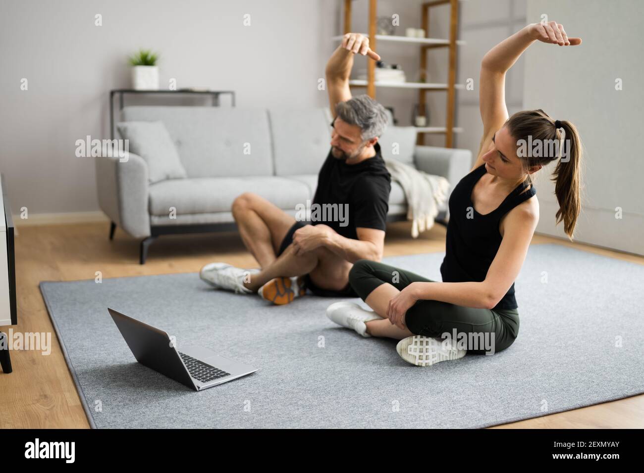 Family fitness program hi-res stock photography and images - Alamy