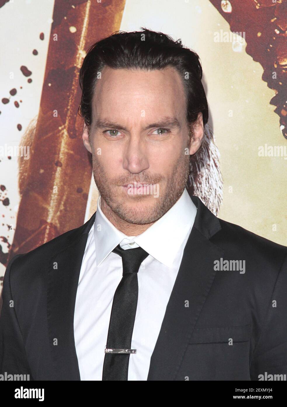 Callan Mulvey attends the Premiere of "300: Rise of an Empire" at the ...