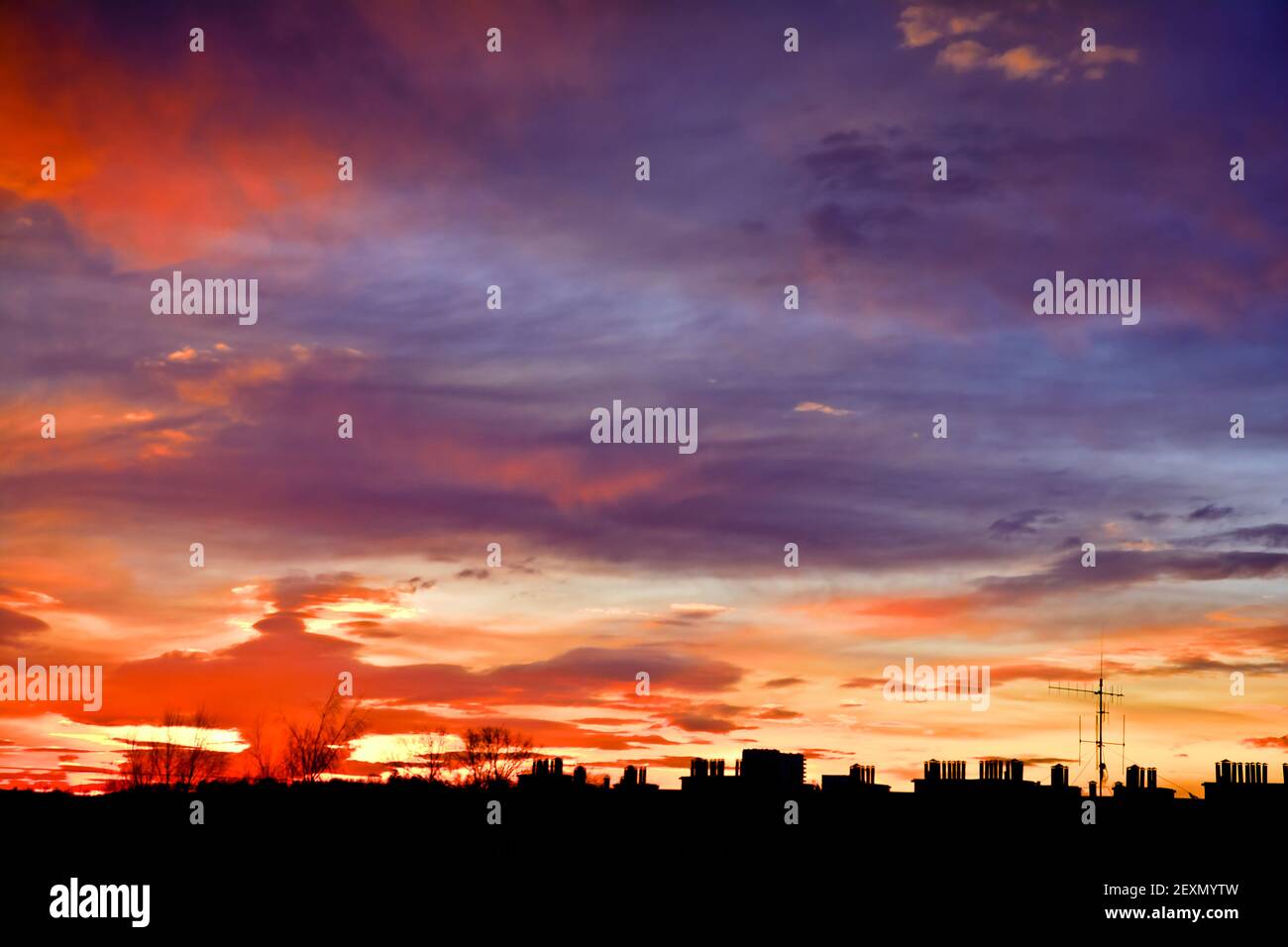 Beautiful multi colored clouds hi-res stock photography and images - Alamy