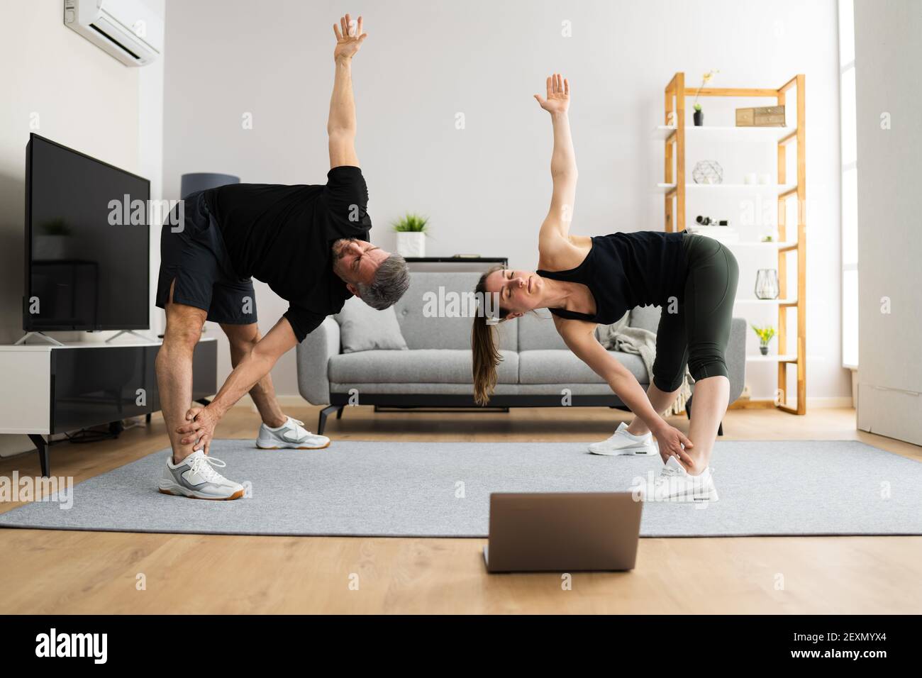 Family fitness program hi-res stock photography and images - Alamy